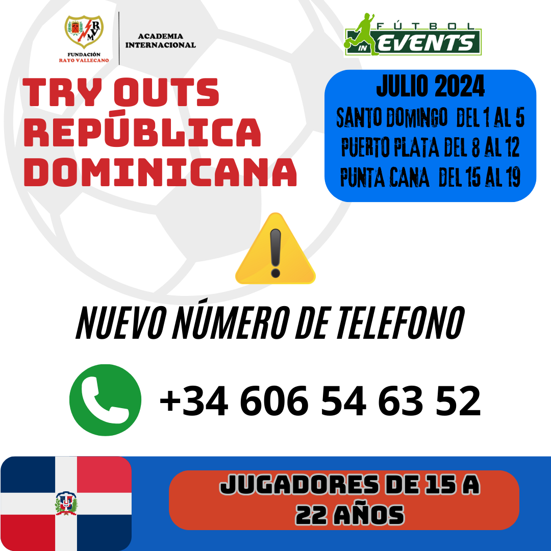 Actualización Importante - ¡Cambio de Número de Teléfono para los Try ...